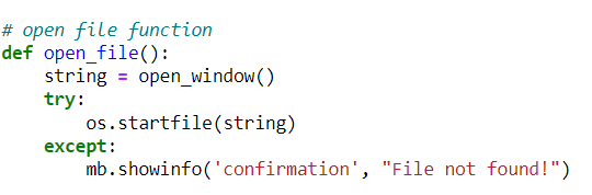 Create File Manager in Python using Tkinter