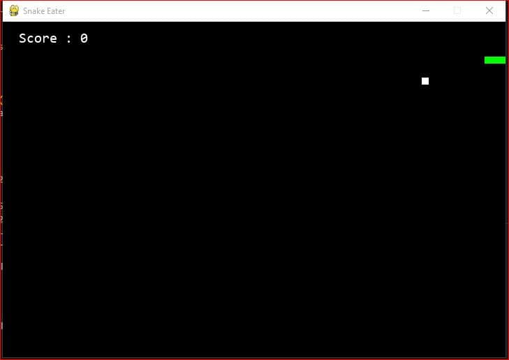 Snake Game Using Python
